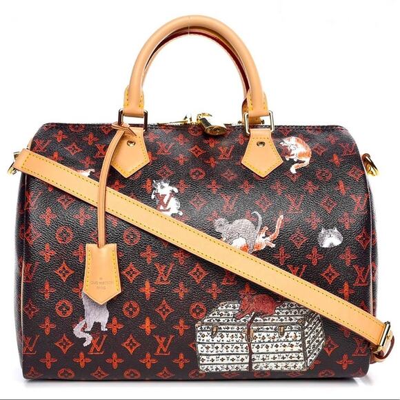 Louis Vuitton | Bags | Louis Vuitton Catogram Speedy 3 Bag Grace ...